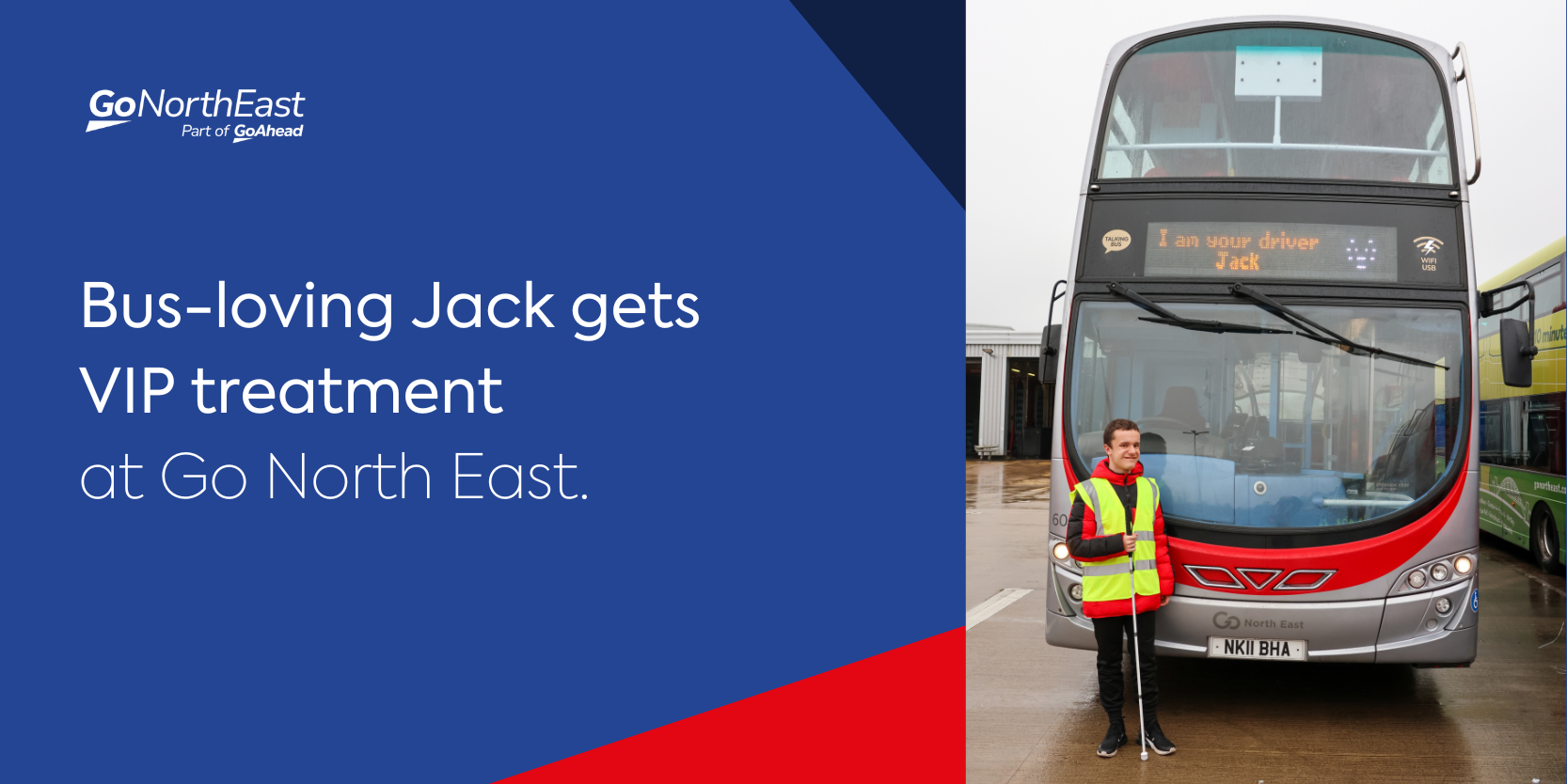Bus-loving Jack gets VIP treatment at Go North East - Go North East